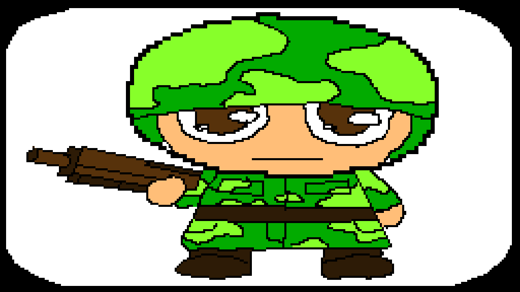 Pixilart - Little Army Man by DaGaminLightnin