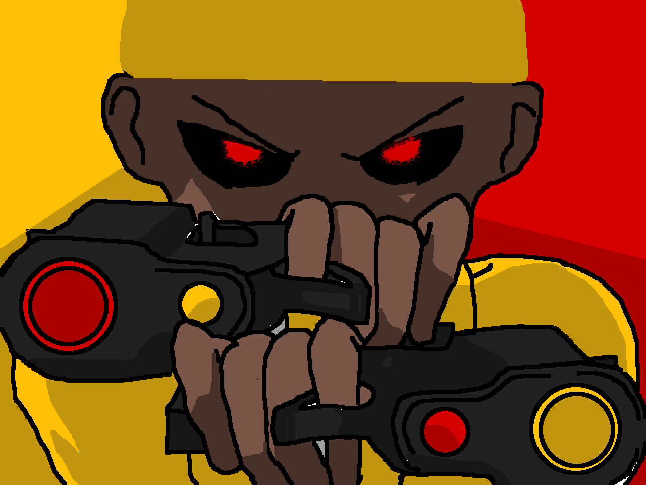 Editing golden foxy in ------ mod - Free online pixel art drawing tool ...