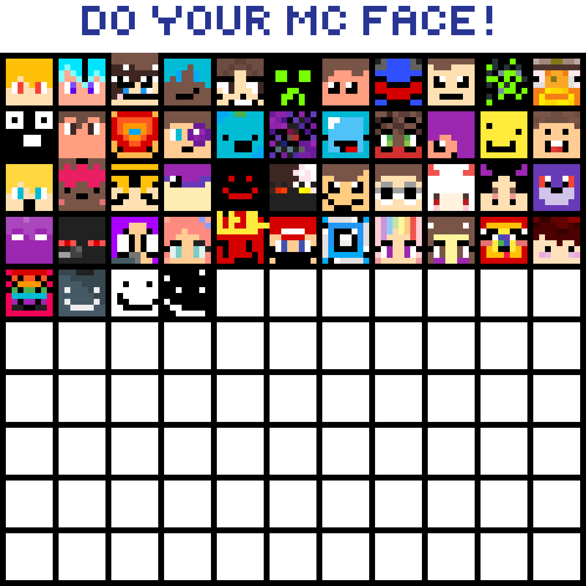 Pixilart - draw your minecraft face by TechnoFan