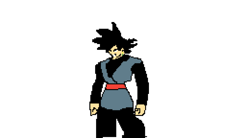 Editing goku black - Free online pixel art drawing tool - Pixilart