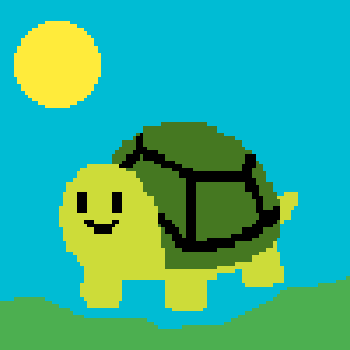 Pixilart - Turt the Turtle by cubewastaken
