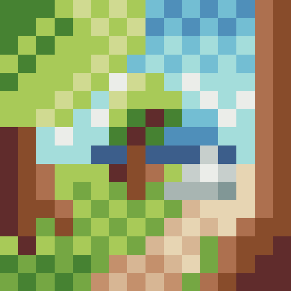 Pixilart - Landscap 16x16 by Bello666