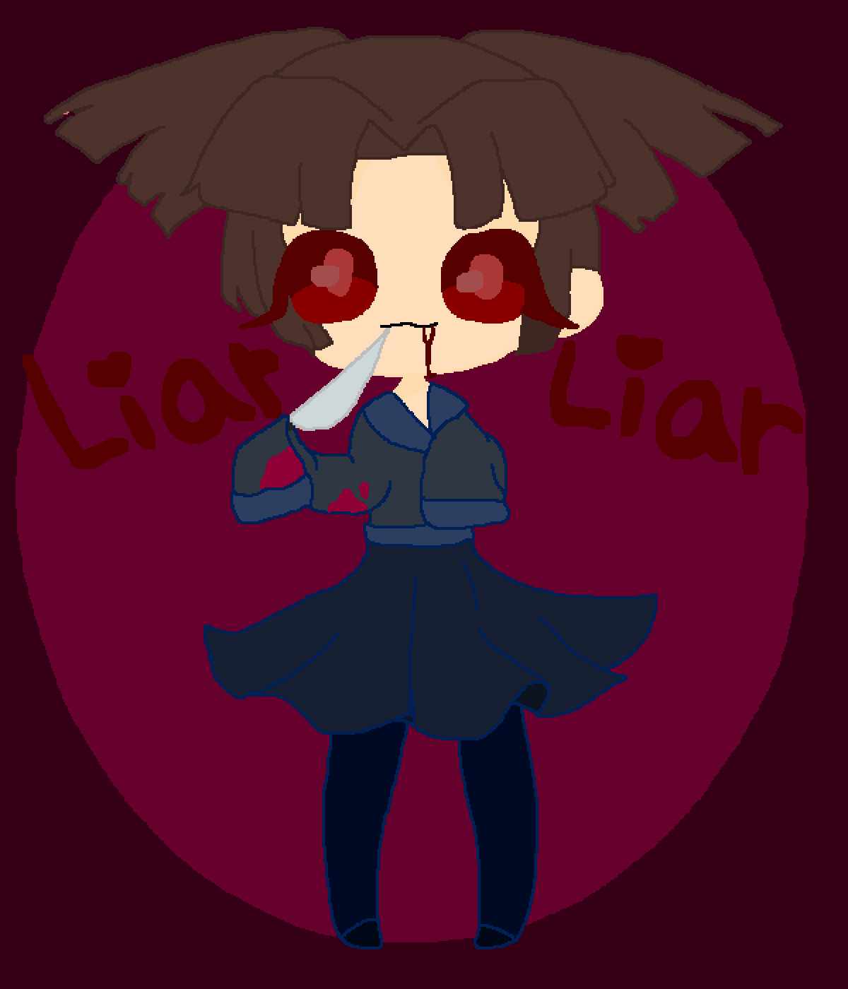 Pixilart - liar liar by catgirl1221