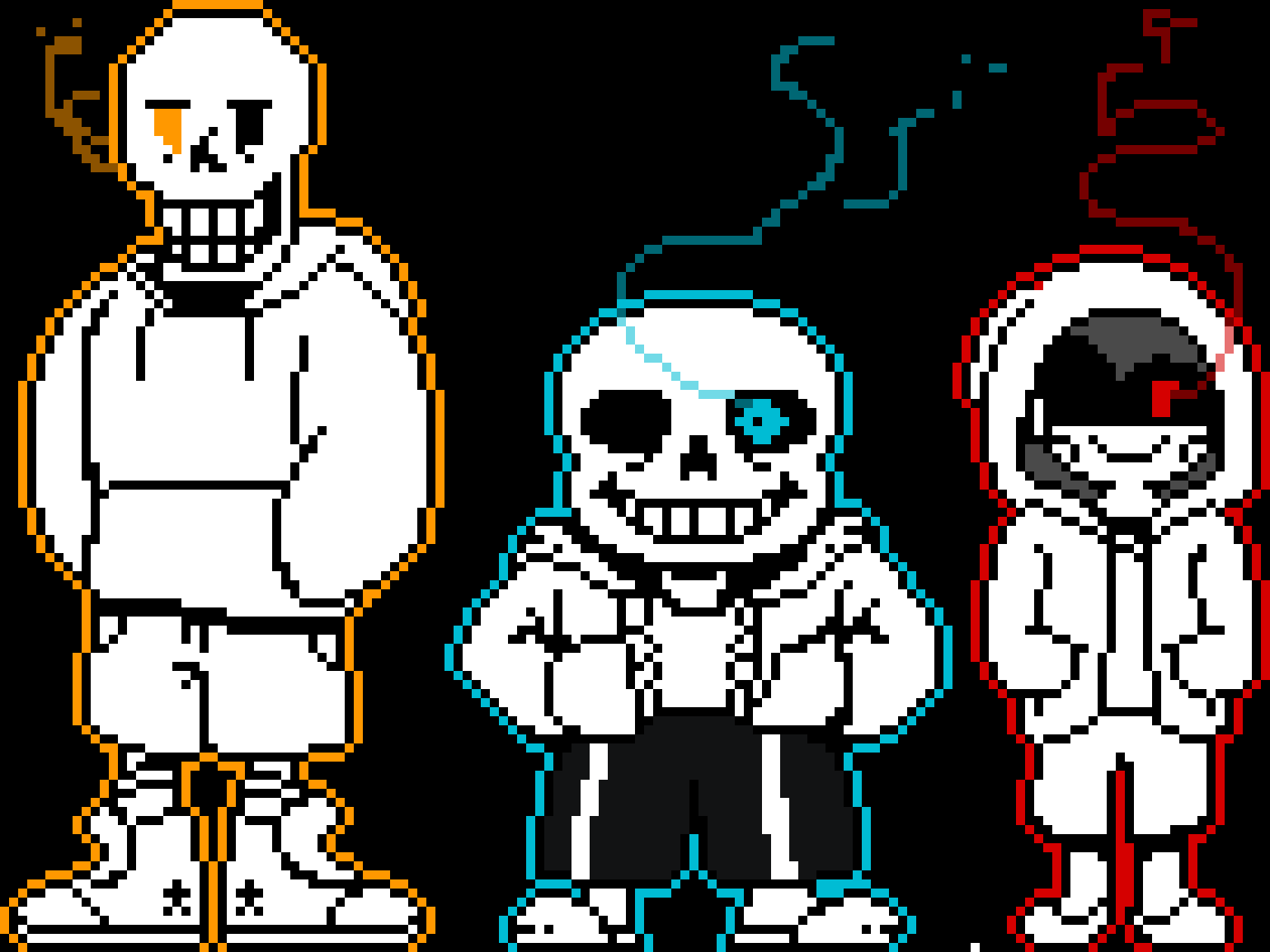 Edición Bad time trio - Herramienta gratuita de dibujo en línea de ...