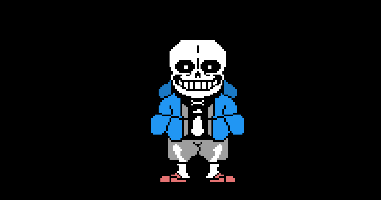 Pixilart - custom sans sprite v1 by 65keL