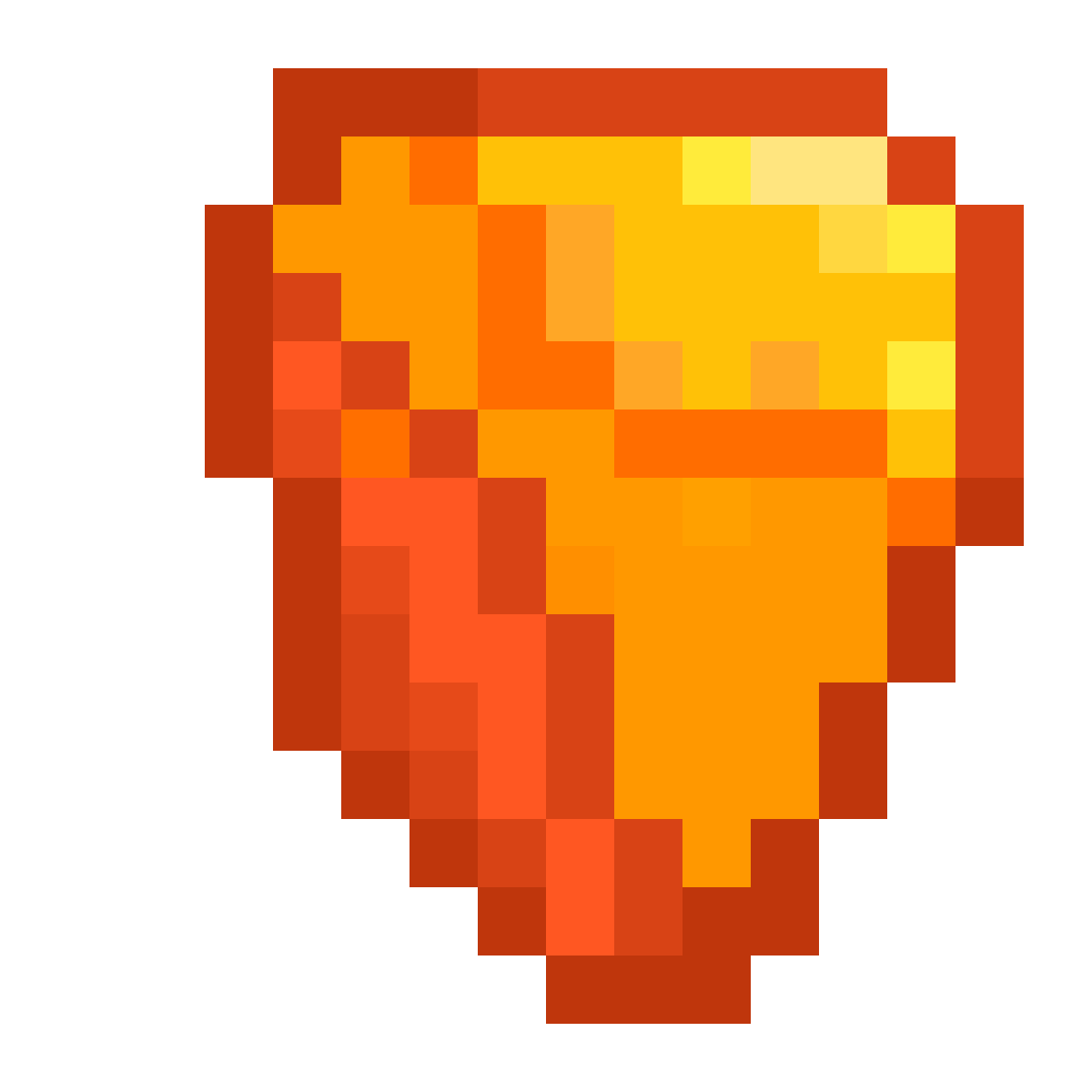 Pixilart - Minecraft Lavastone Crystal by ElfinPlatypus13