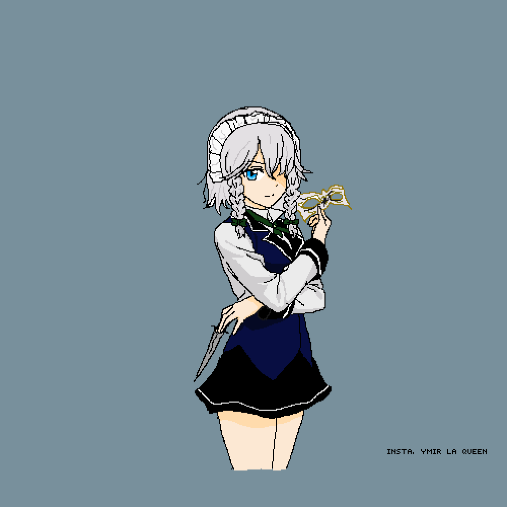 Pixilart - sakuya izayoi by jade8west