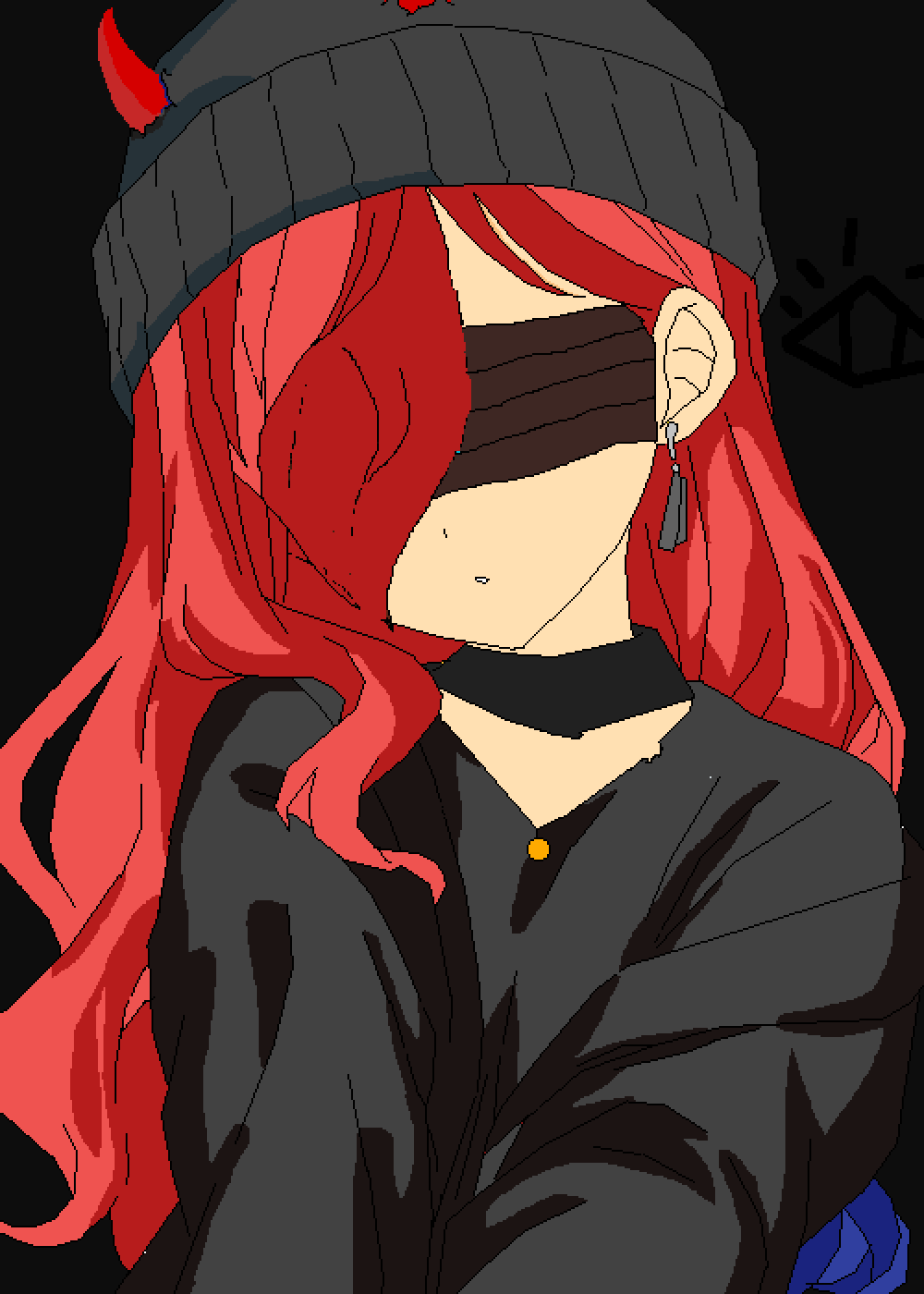 Pixilart - Goth Devil by ashleylove