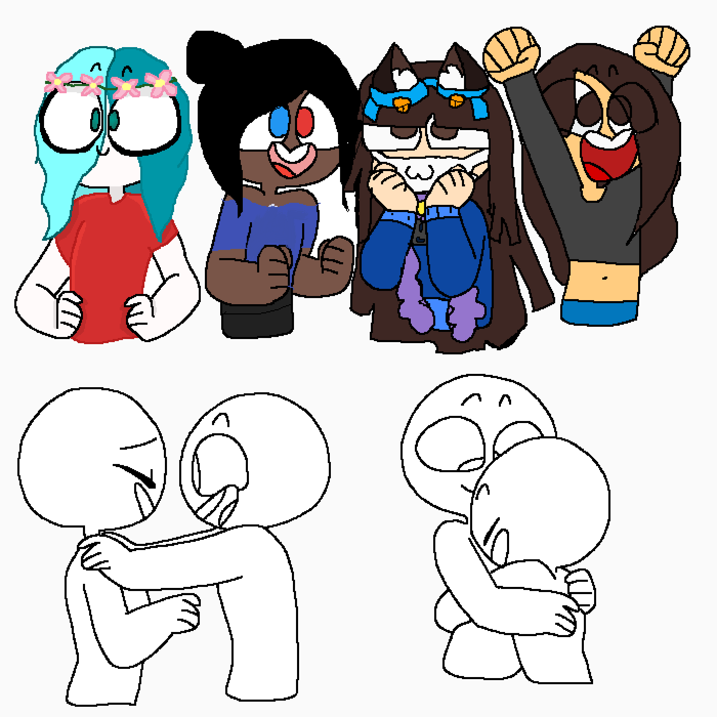 Editing Sleepover - Free online pixel art drawing tool - Pixilart