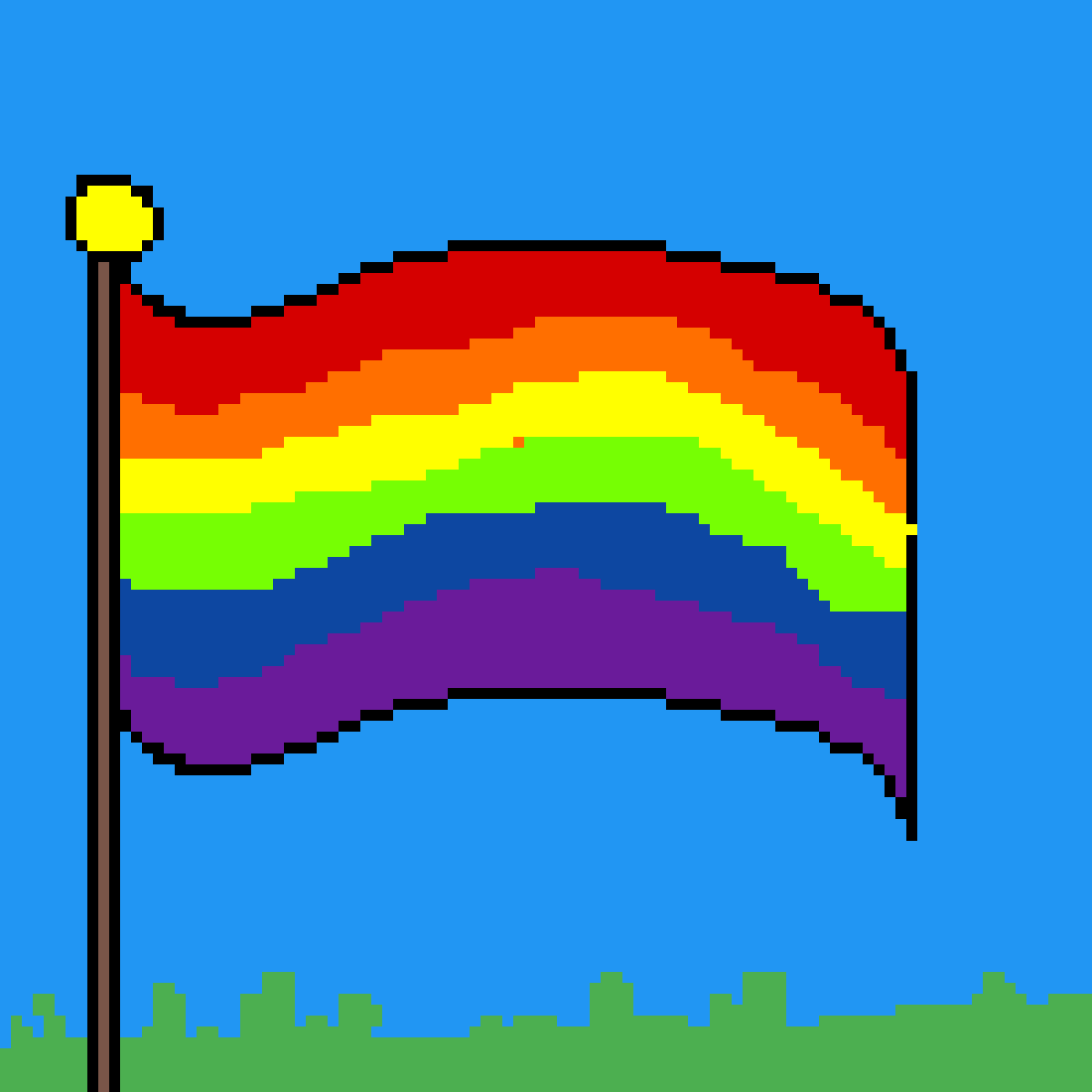 Editing Weird pride flag but ok - Free online pixel art drawing tool ...