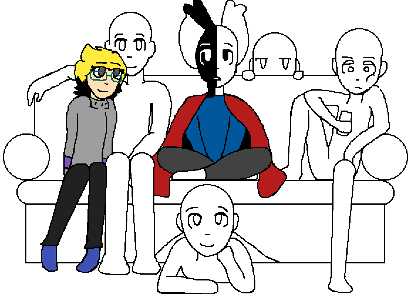 Editing add a undertale oc/au - Free online pixel art drawing tool ...