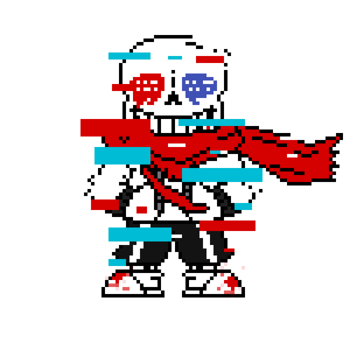 Pixilart - fatal error sans by DD-sans
