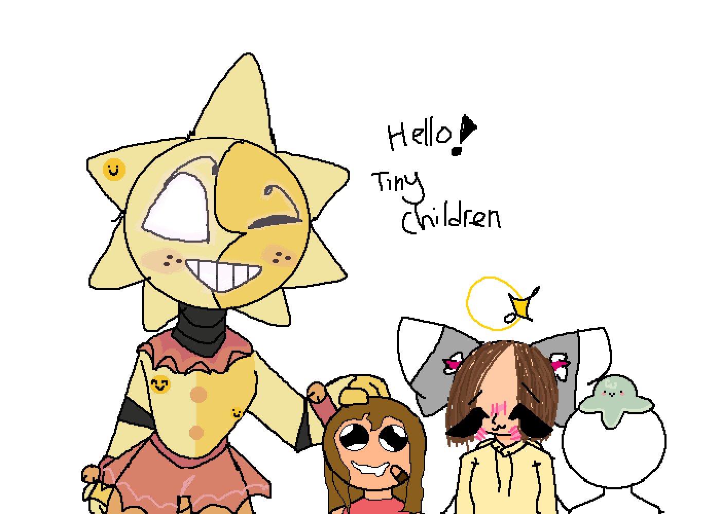 Pixilart - Sundrop collab by Lunadawolf