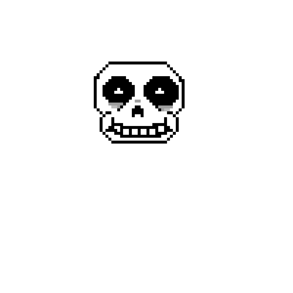 Pixilart - sans death by bimmy-bobo