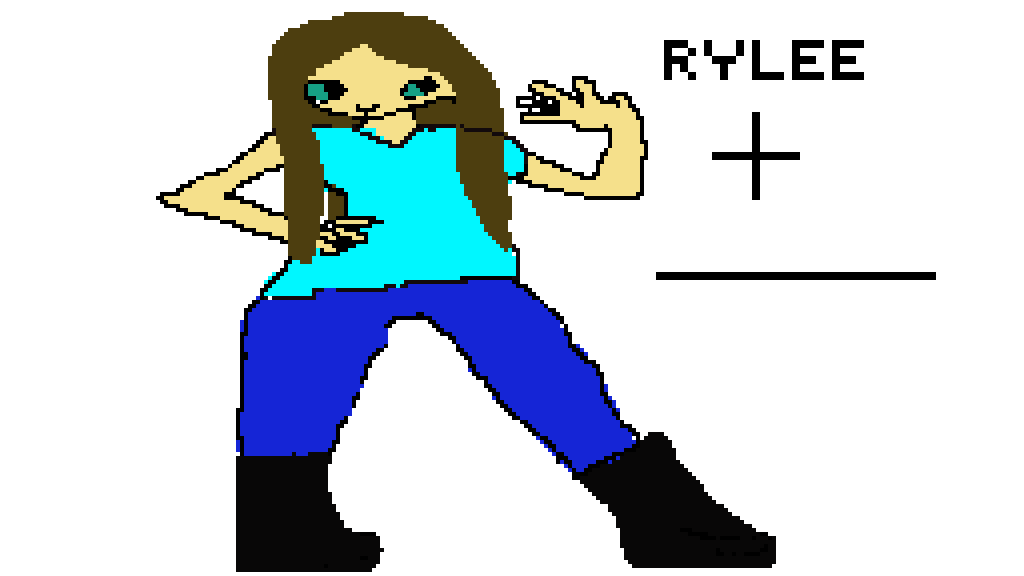 Editing My OC Rylee!! - Free online pixel art drawing tool - Pixilart