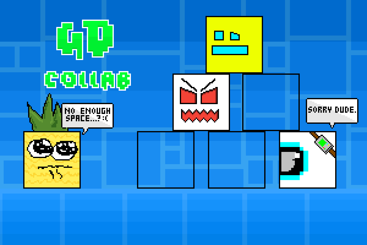 Editing geometry dash - Free online pixel art drawing tool - Pixilart