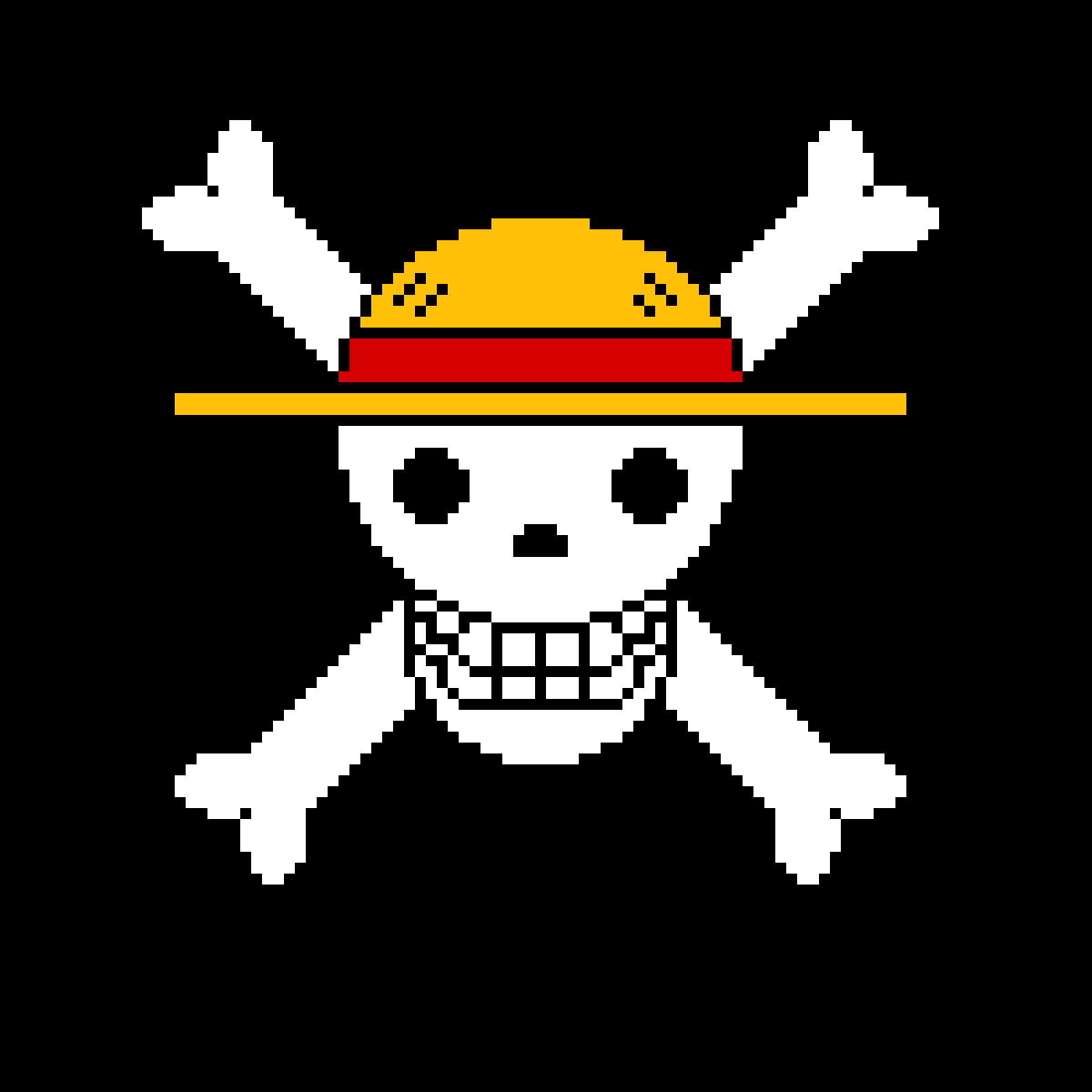 Pixilart - Flag of the mugiwara by Futurin