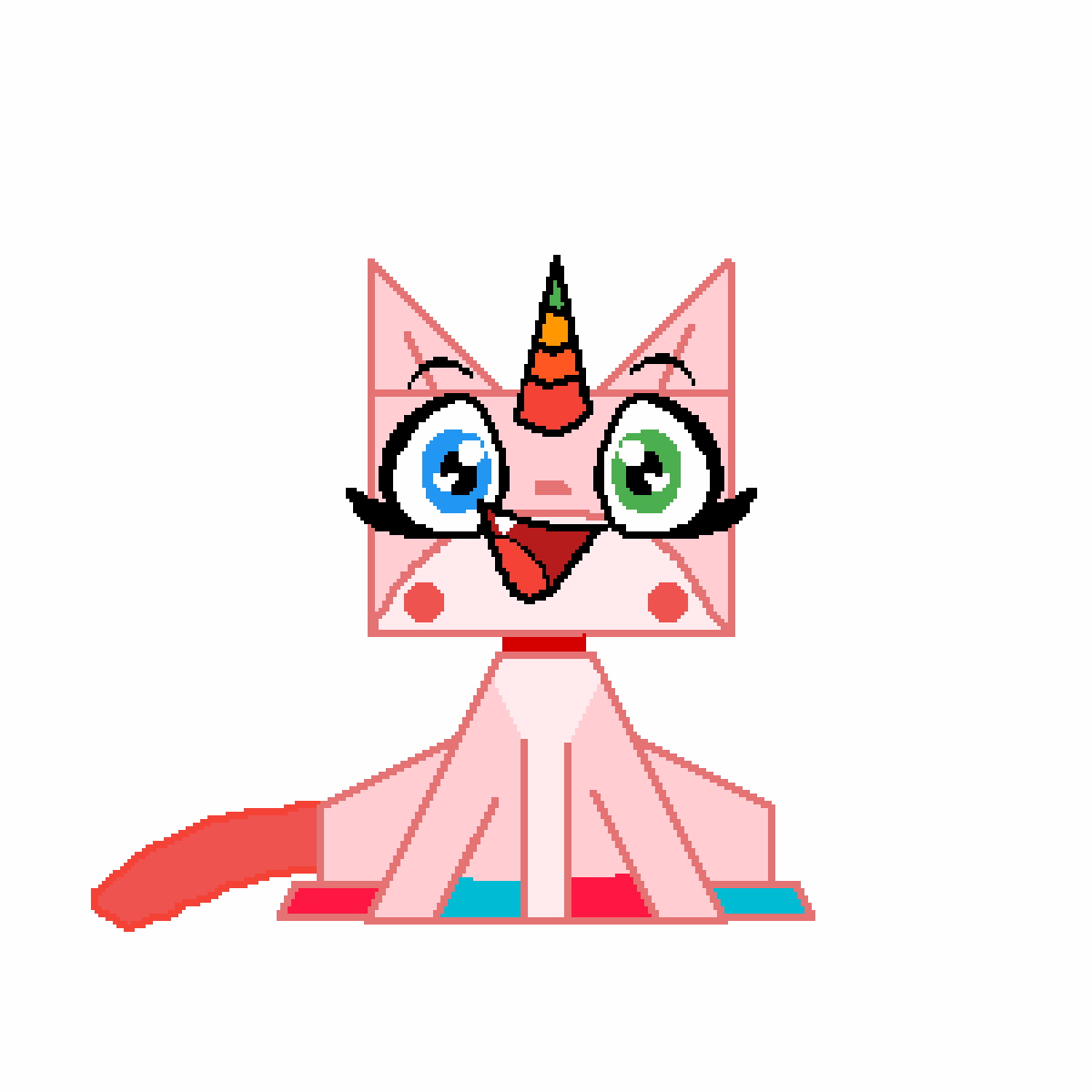 Pixilart - my kittycorn oc as unikitty by DragonsBreath