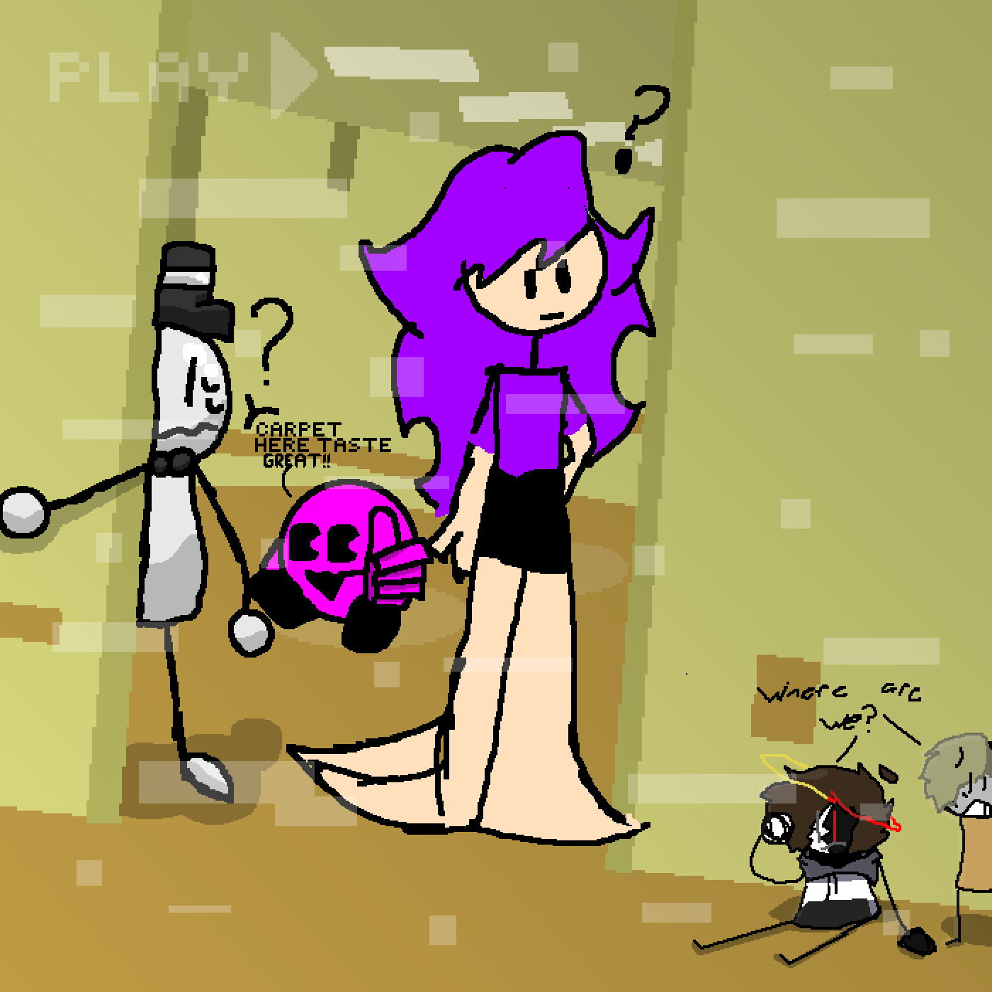 Pixilart - The Backrooms Collab by simpmunk