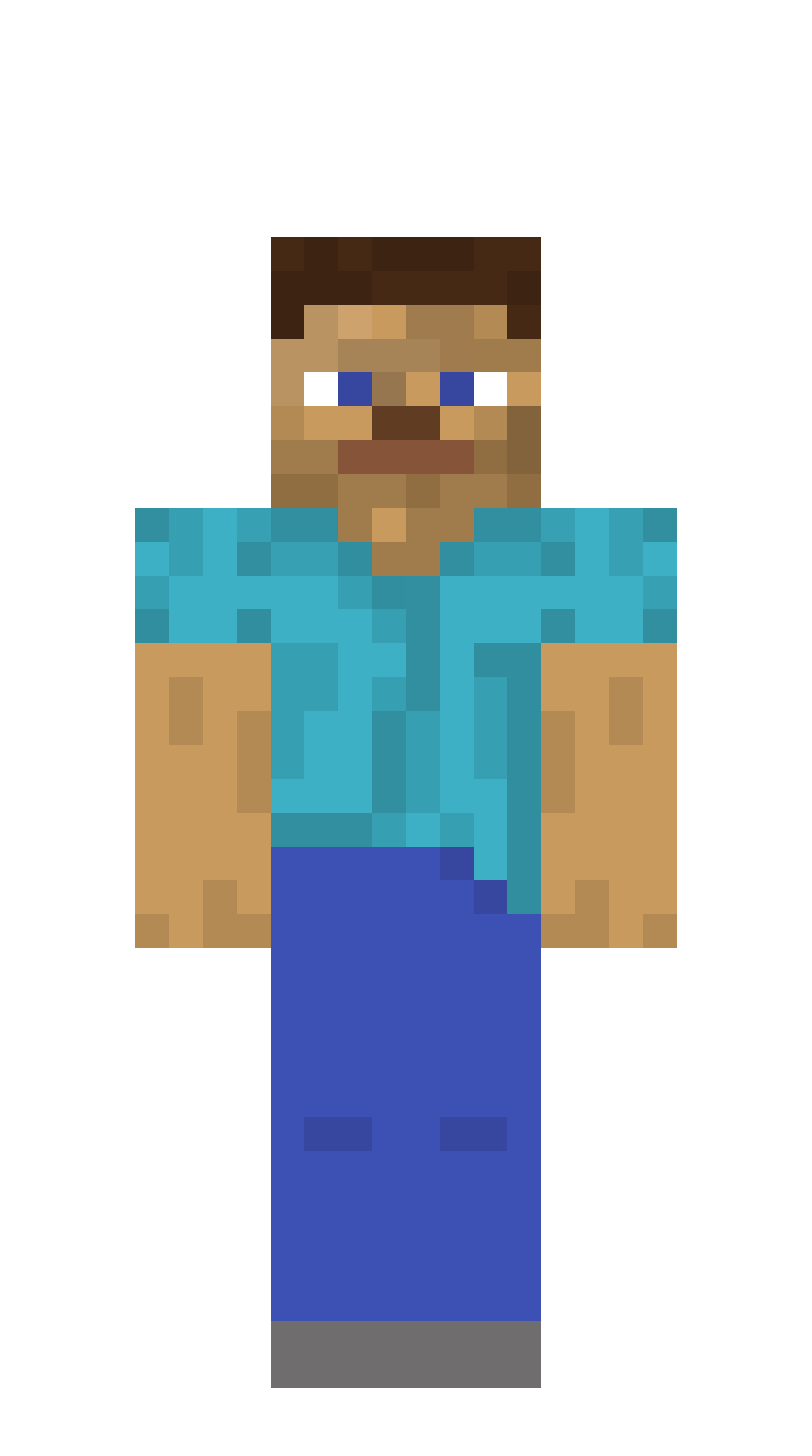 Pixel Art Minecraft Steve