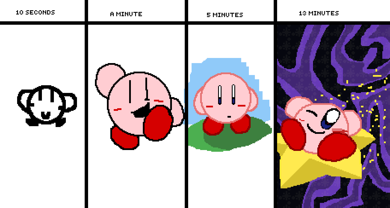 Pixilart - kirby love meta knight by craftythegoat
