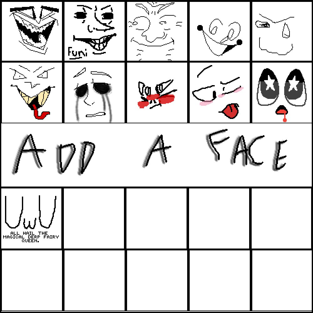 Pixilart - Add a Face UwU by MeanlessDoodles