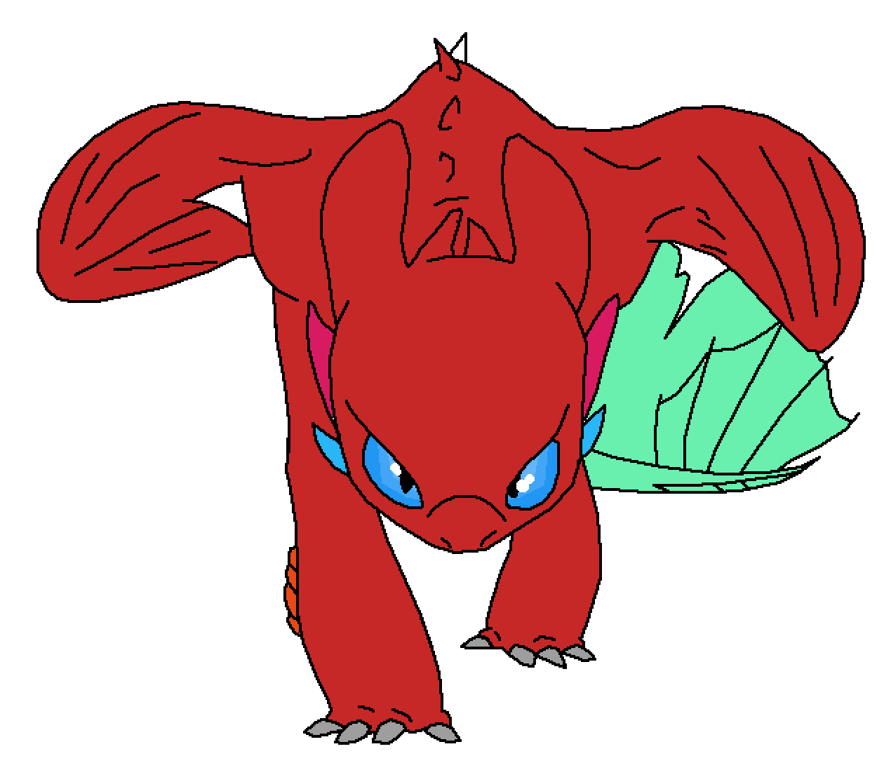 Pixilart - mostly red light fury by babyhulk