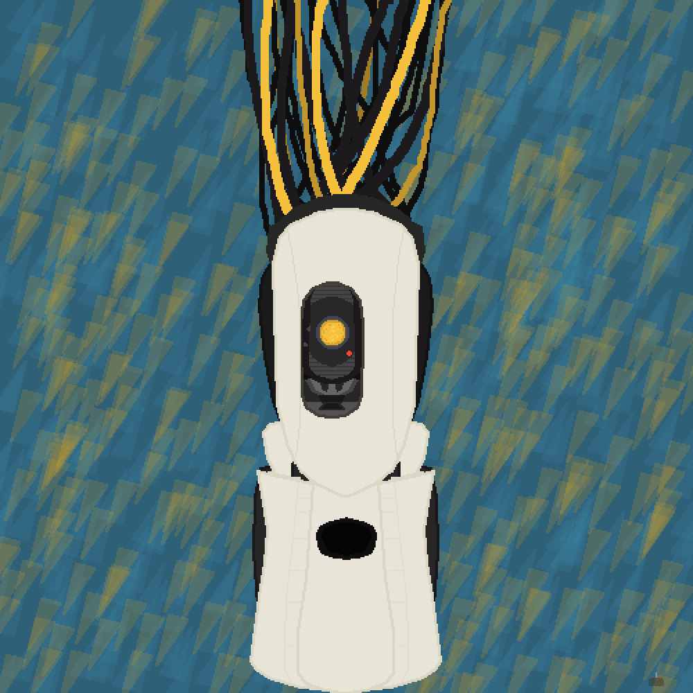 Pixilart - GLaDOS by Rezok