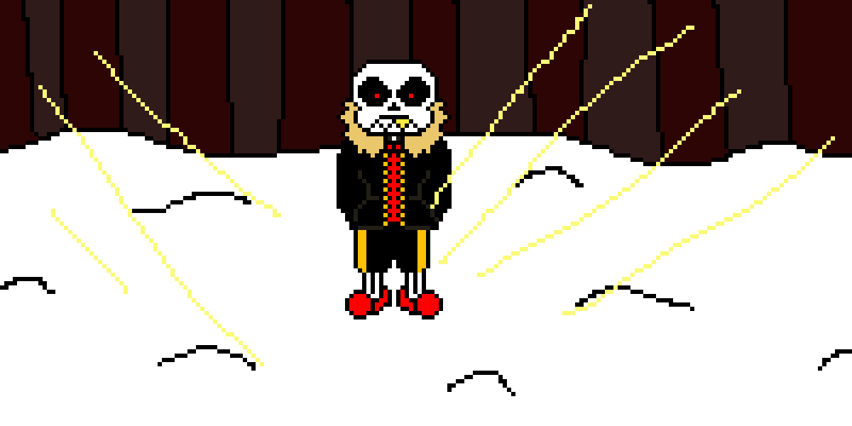 Editing Underfell Sans - Free online pixel art drawing tool - Pixilart