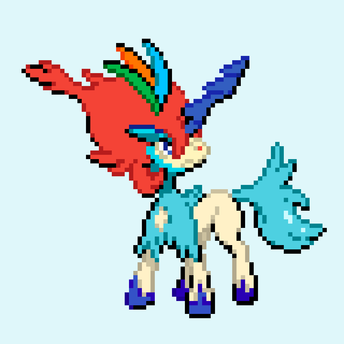 Pixilart - Keldeo by SirIsaac1313