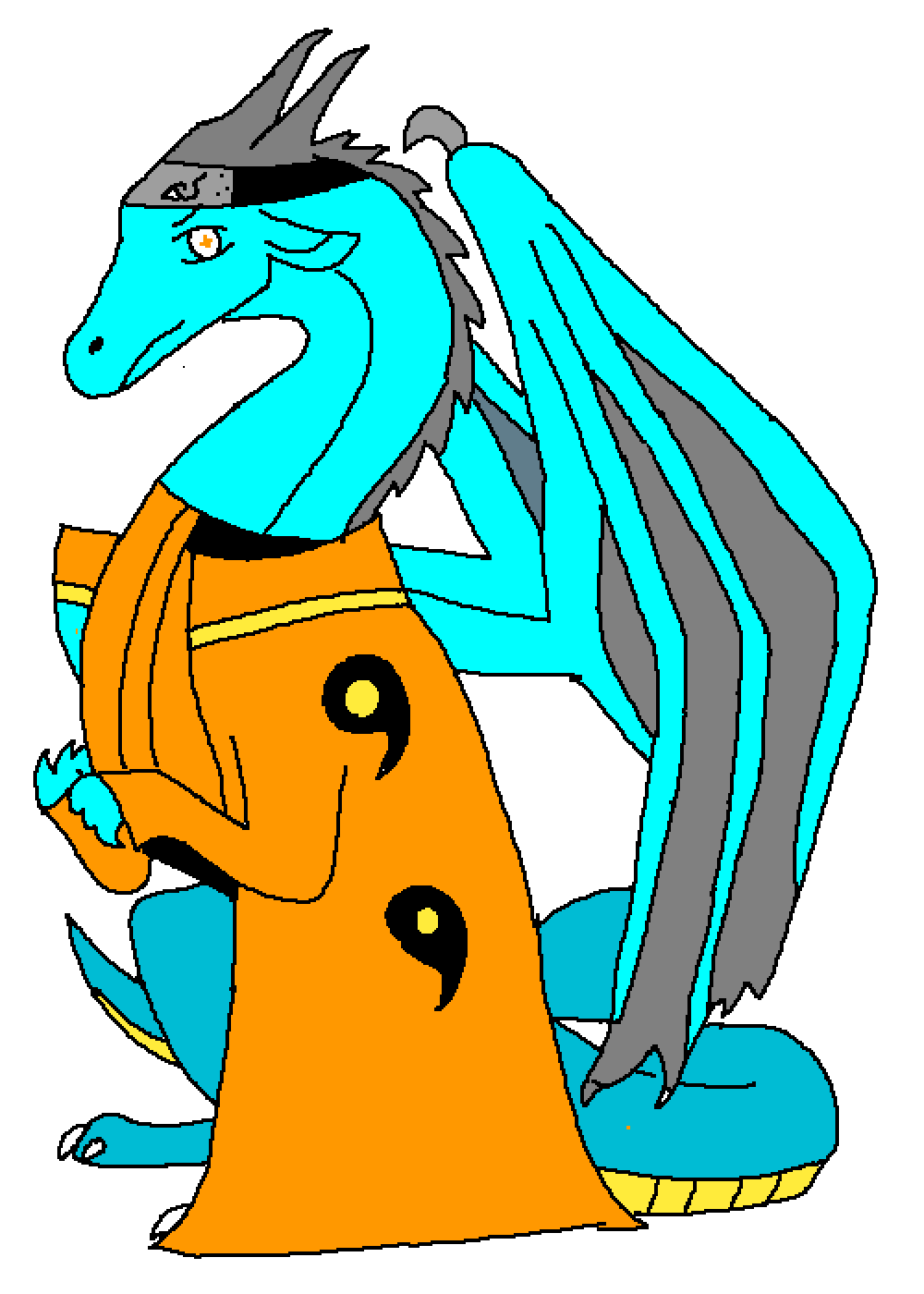 Pixilart - dragin naruto by Naruto-mage