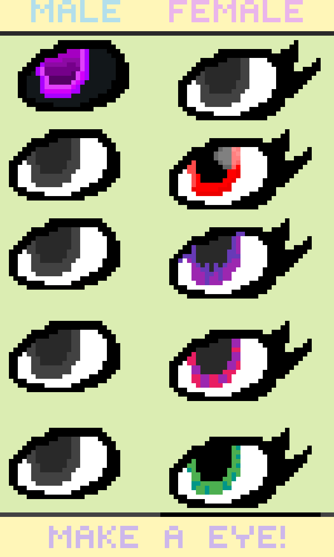 Editing Eye Collab - Free online pixel art drawing tool - Pixilart