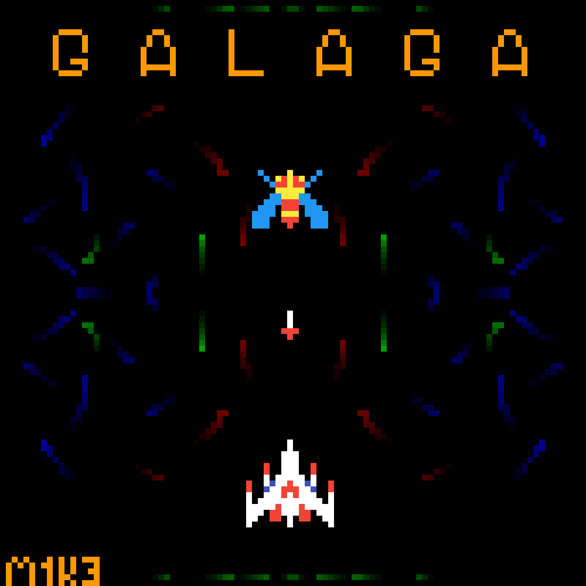 Pixilart - Galaga by M1K3
