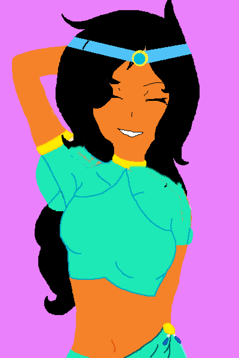 Editing Princess Jasmine - Free online pixel art drawing tool - Pixilart