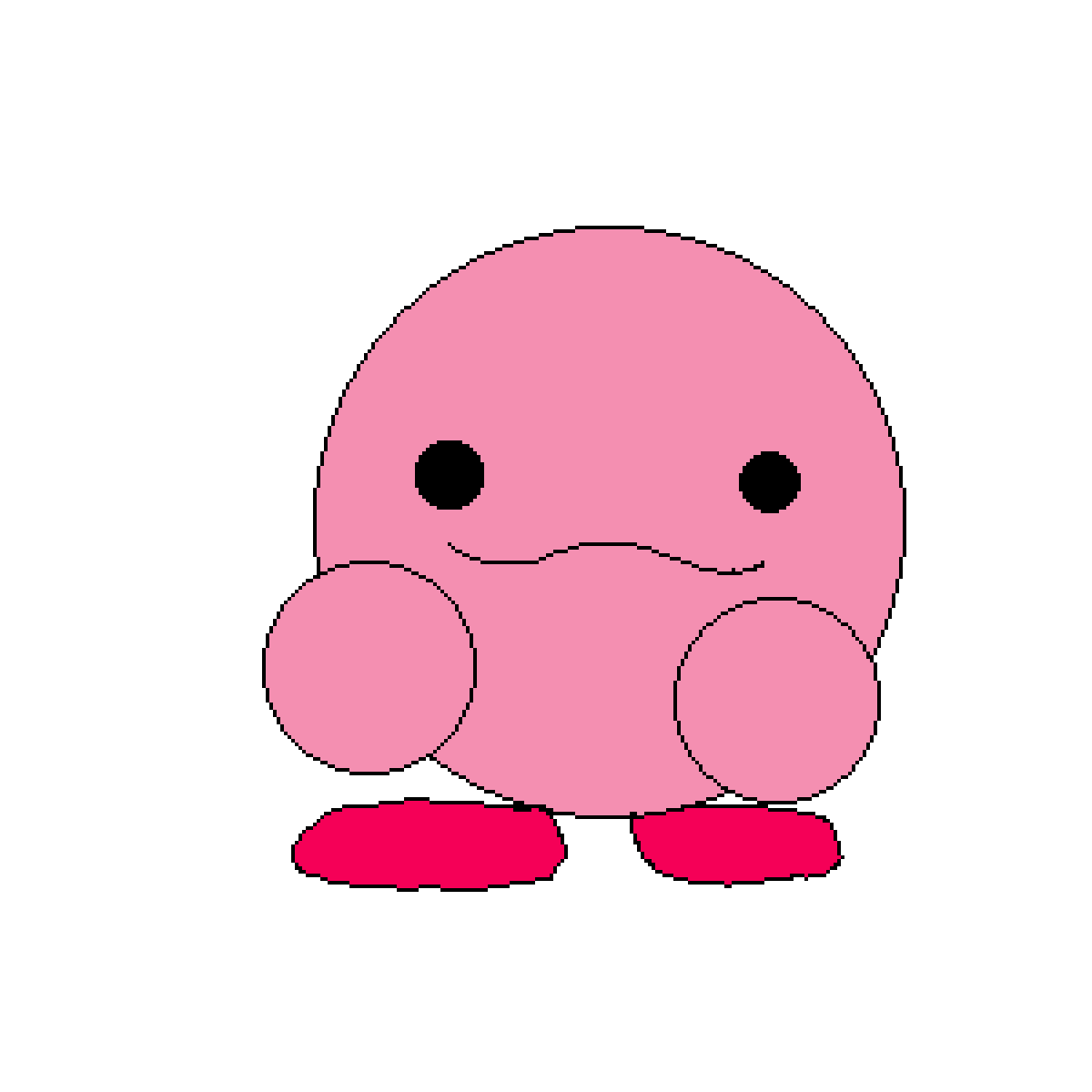 Pixilart - ditto kirbo by MelodyTheCat
