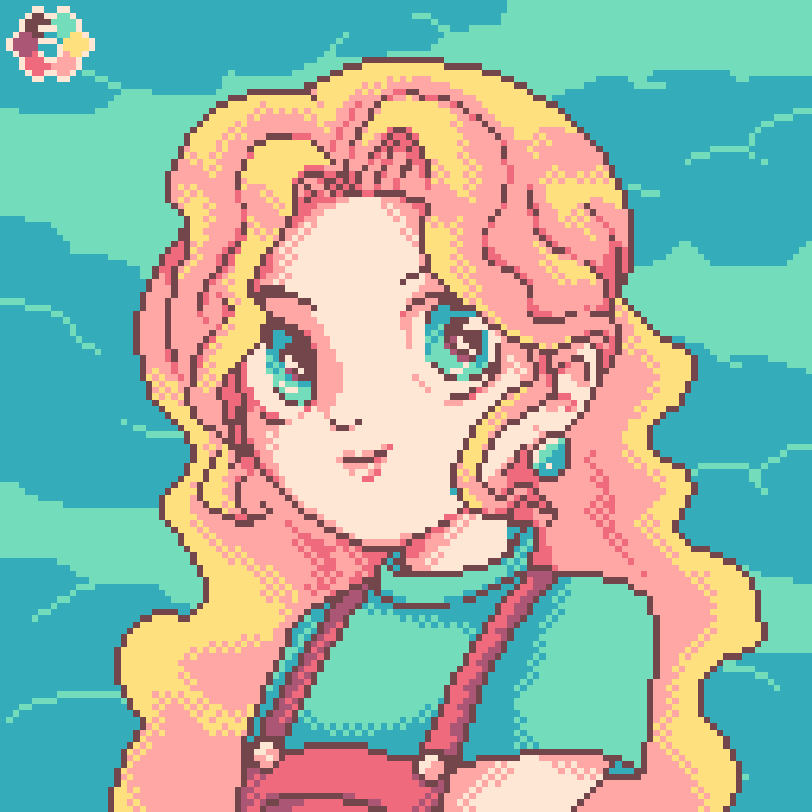 Pixilart - retro girl by MiniTe