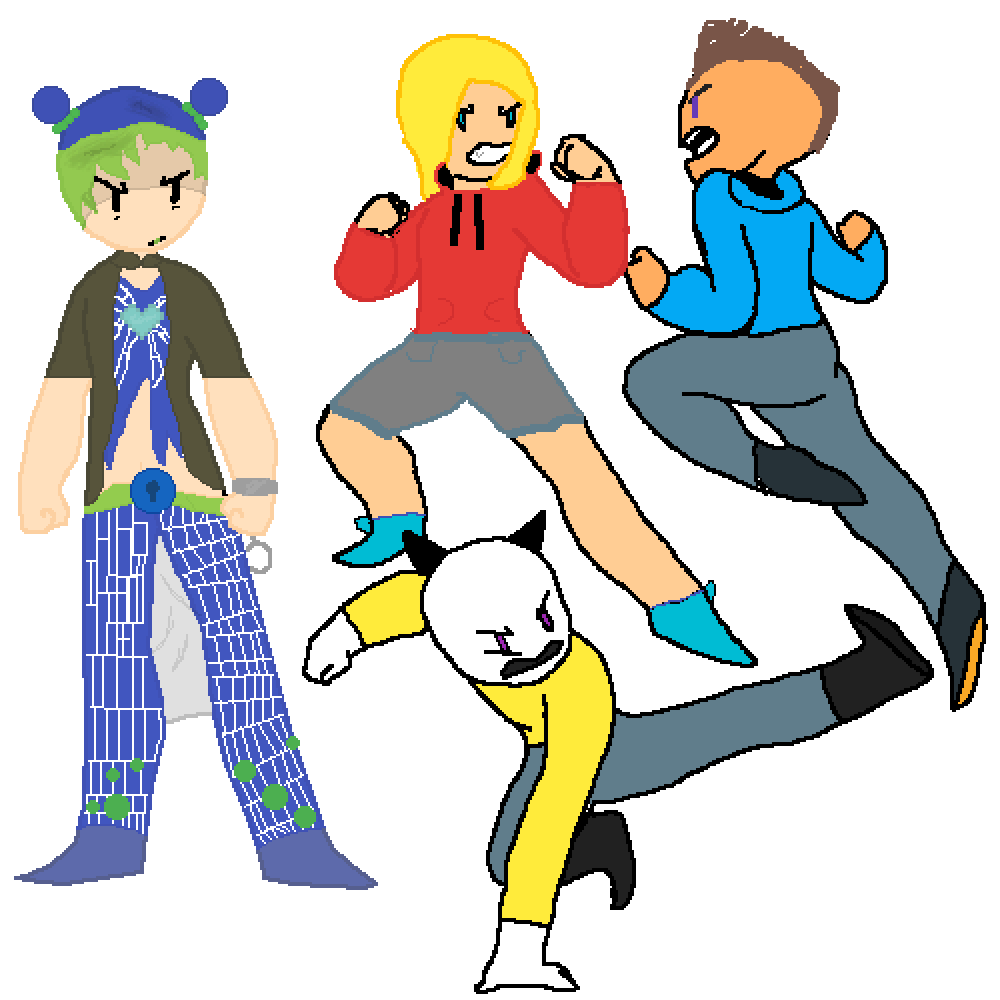 Editing " Jolyne Kujo ... THAT ME ! " - Free online pixel art drawing ...