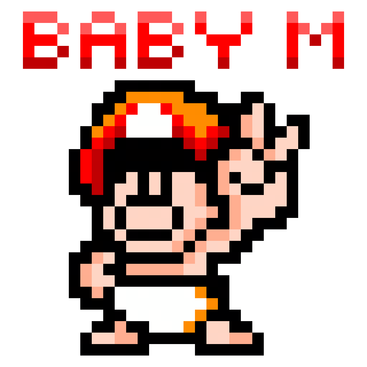 Pixilart - Baby Mario Peace Out by SuperSonic29