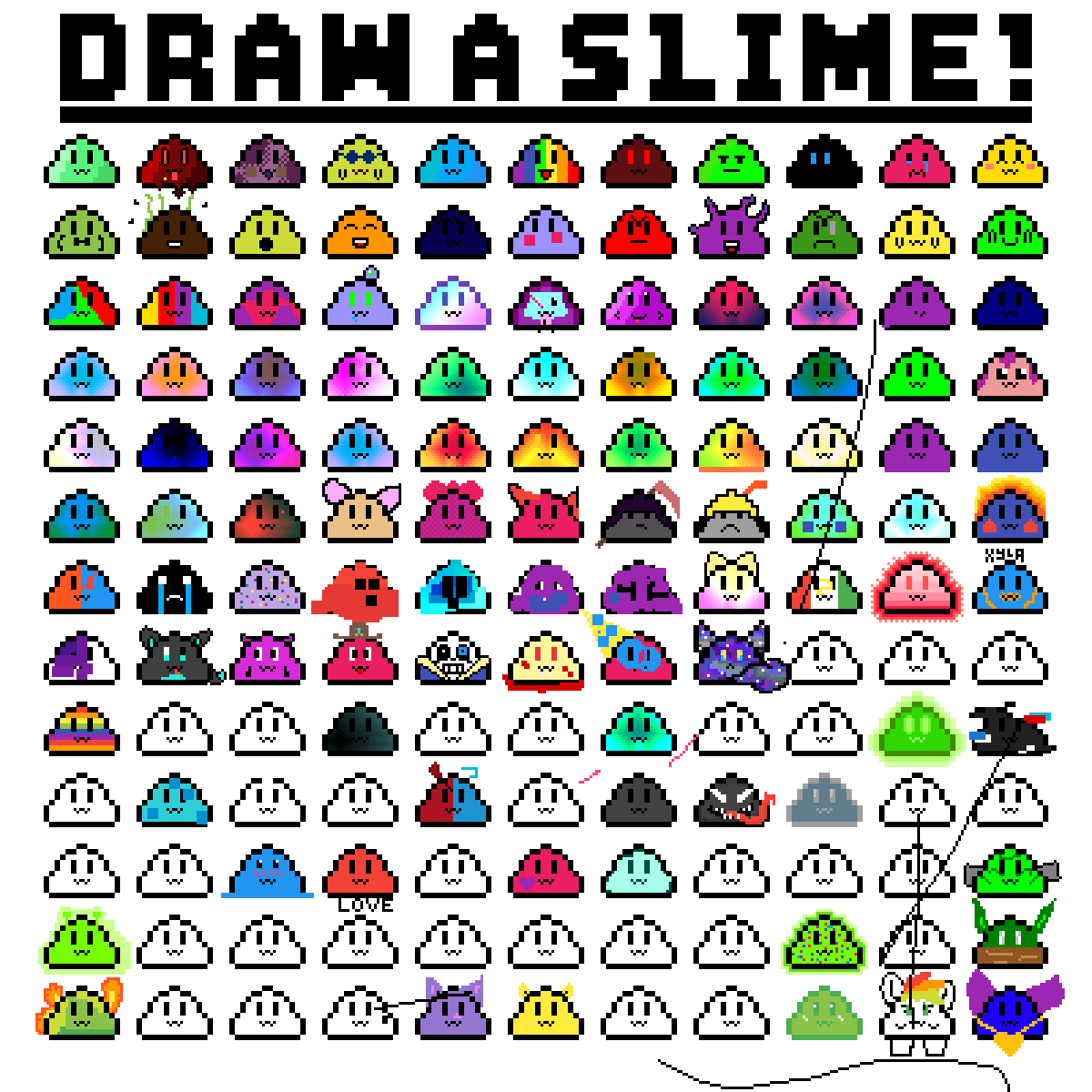 Editing Vampire slime! - Free online pixel art drawing tool - Pixilart