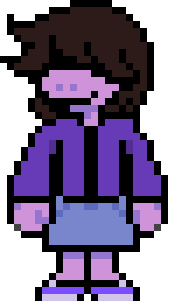 Pixilart - Deltaswap Susie sprite by YOHIOloid56