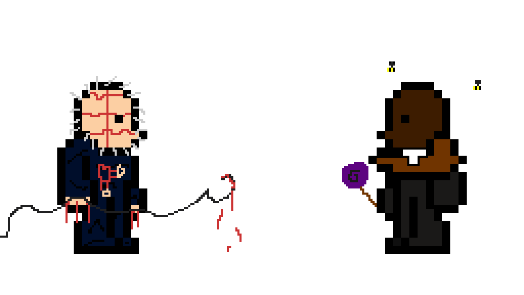 Editing ---- razor vs candy man - Free online pixel art drawing tool ...