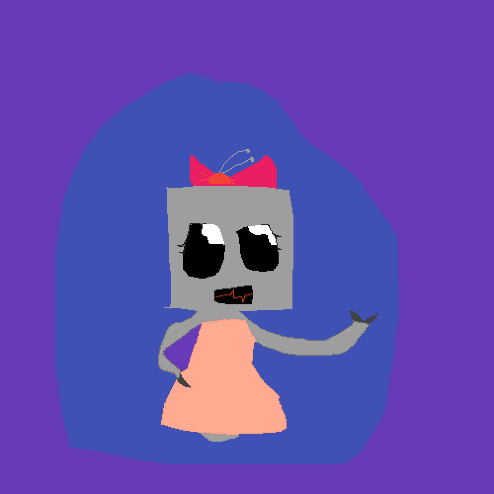 Pixilart - little miss robot by TheeChld