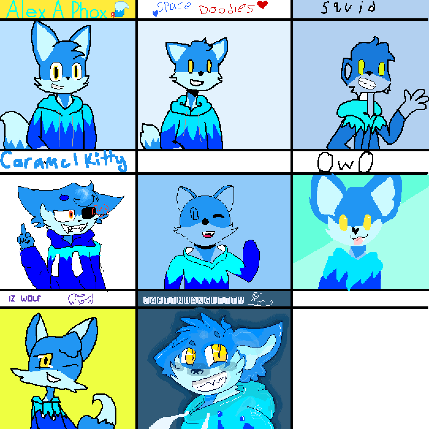 Pixilart - 9 art styles :D by CaptinMangletty