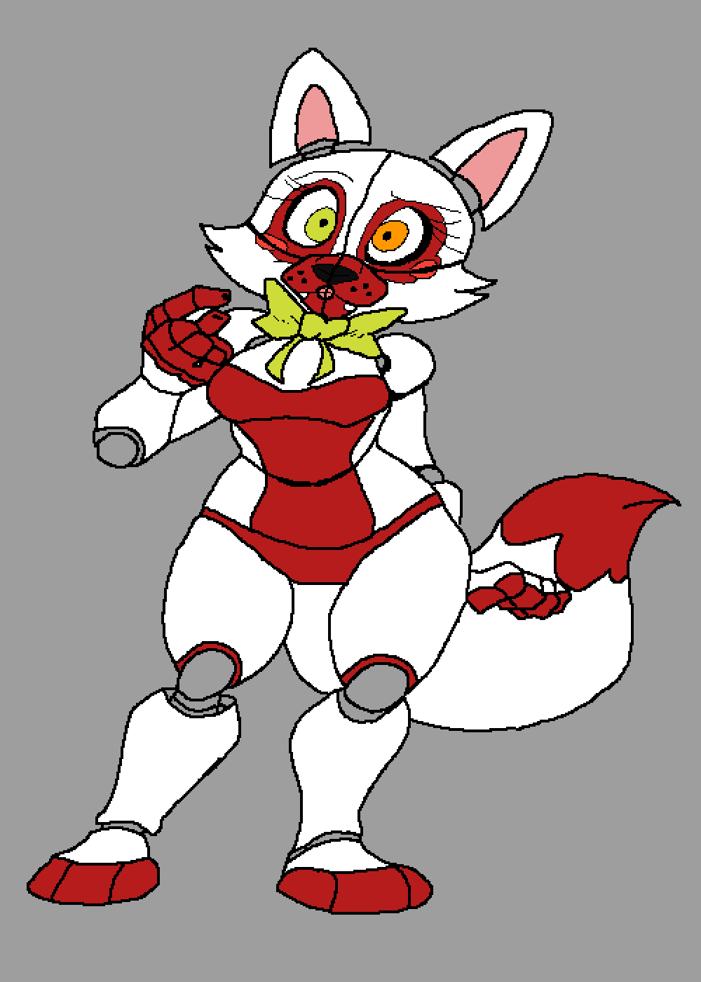 Pixilart - funtime Kitty OC by Golden-kitty