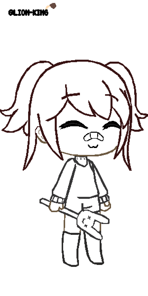 Pixilart - Gacha base 58 by lion-king