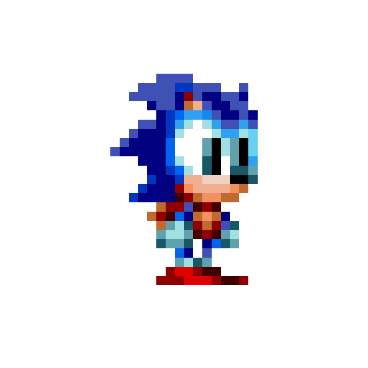 Pixilart - modern chibi sonic by THECAPTAIN85