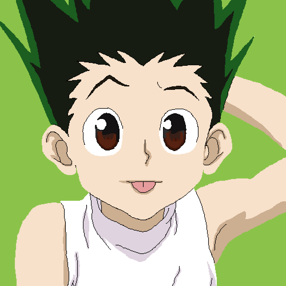 Pixilart - Gon Freecss by wolf-hybrid