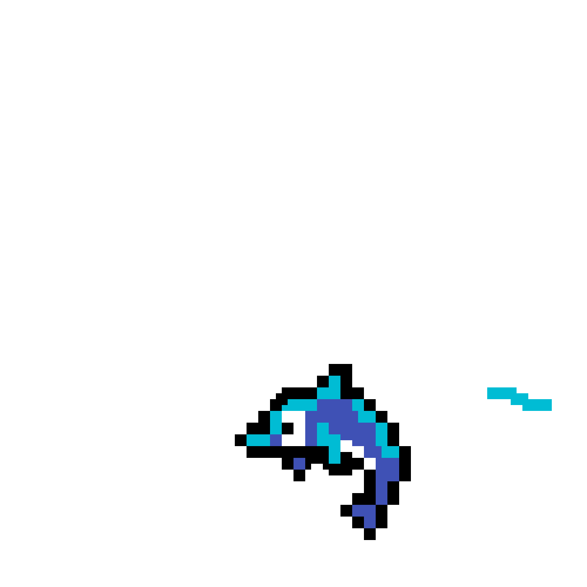 Editing dolphin - Free online pixel art drawing tool - Pixilart