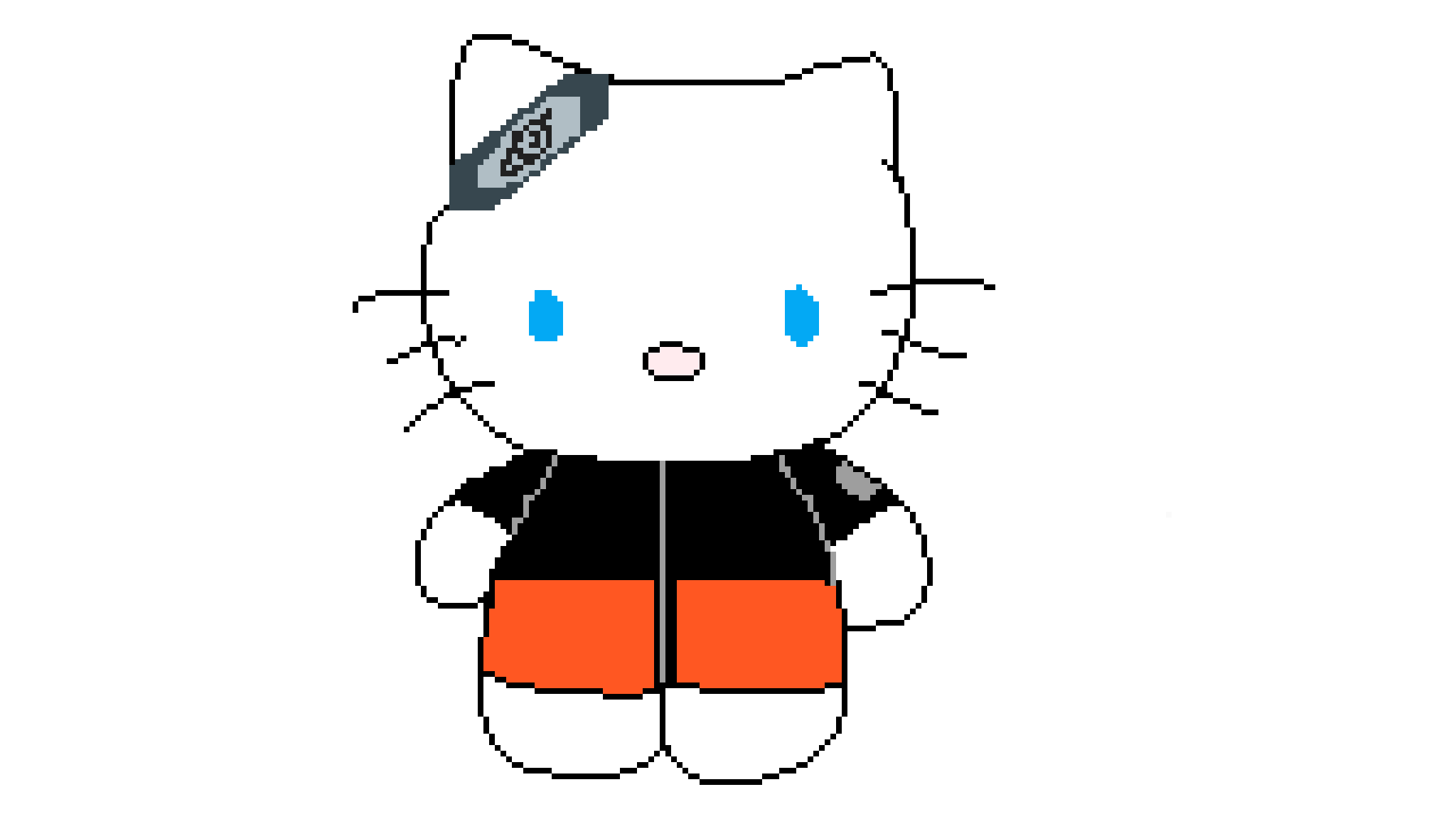Pixilart - Hello Kitty naruto by shigaraki-9071
