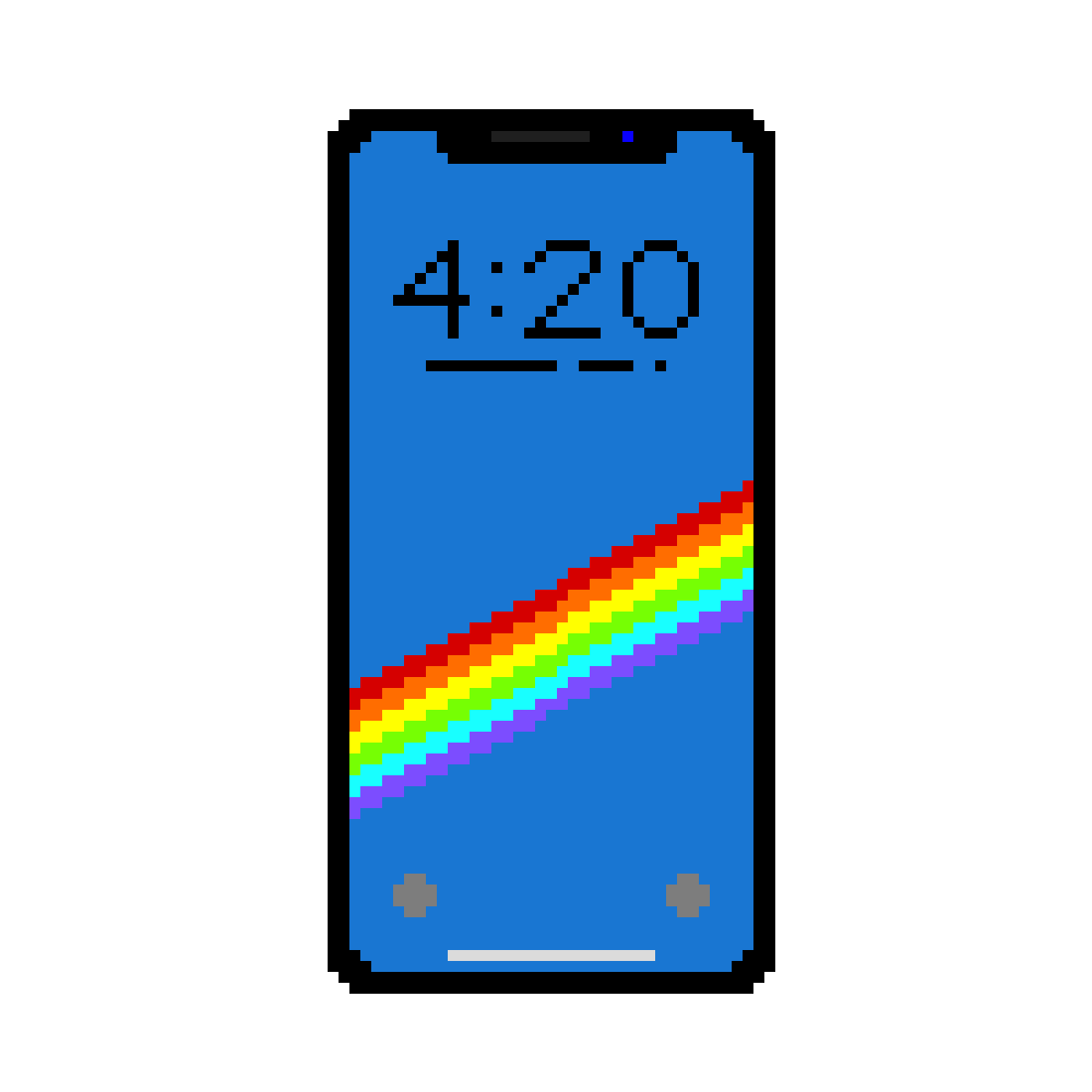 Pixilart - iPhone X by AmericanPsycho